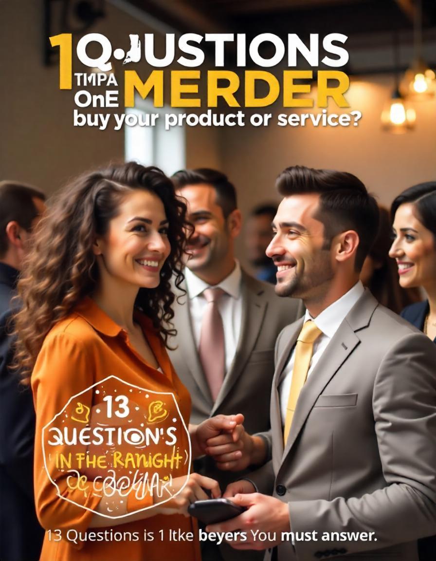 13 Questions In the Mind of Your Buyer Before He buys - By Jayant Hudar