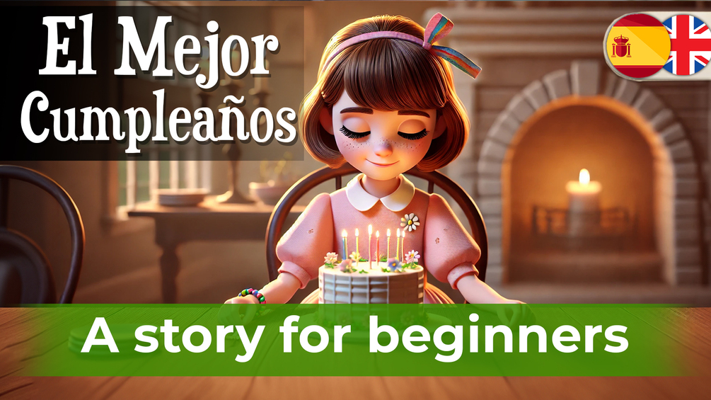 Learn Spanish with Bilingual Story (El mejor cumpleaños)