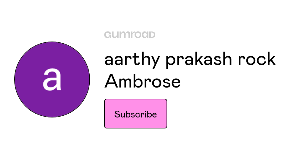 aarthy prakash rock Ambrose