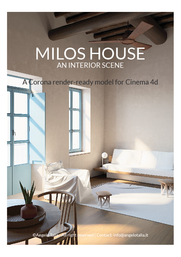 Milos house - an interior scene