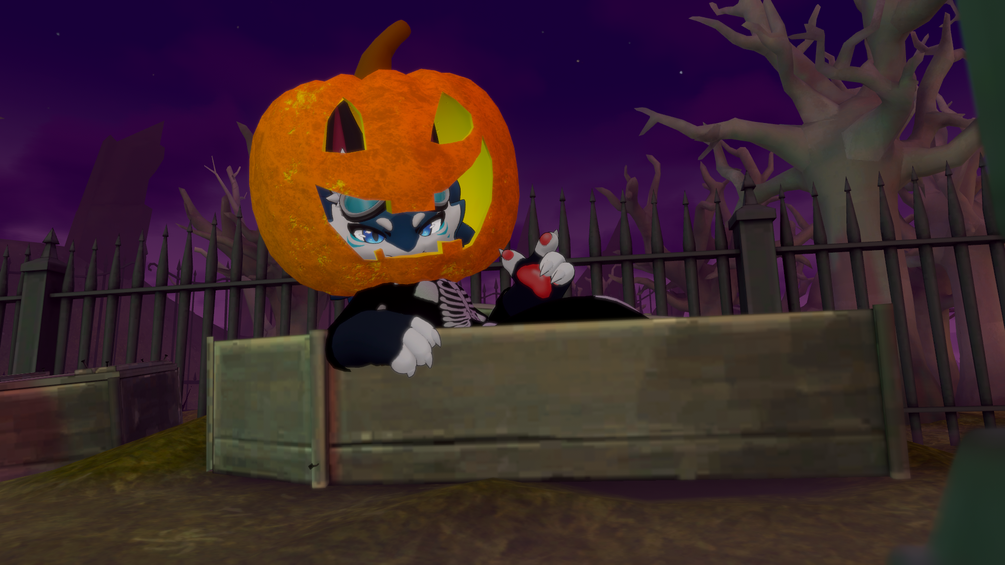 Spooky Scary Costume Chibi Novabeast