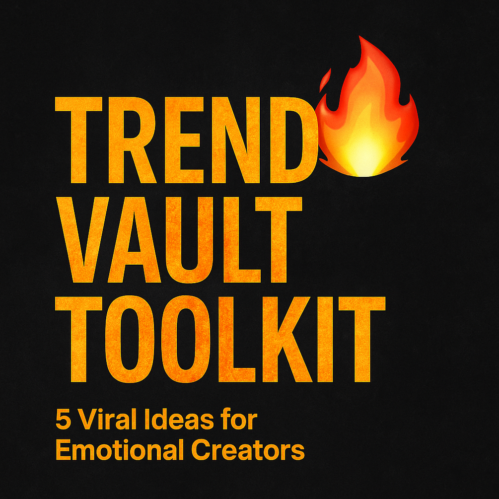 Trend Vault Toolkit – 5 Viral Ideas for Emotional Content Creators