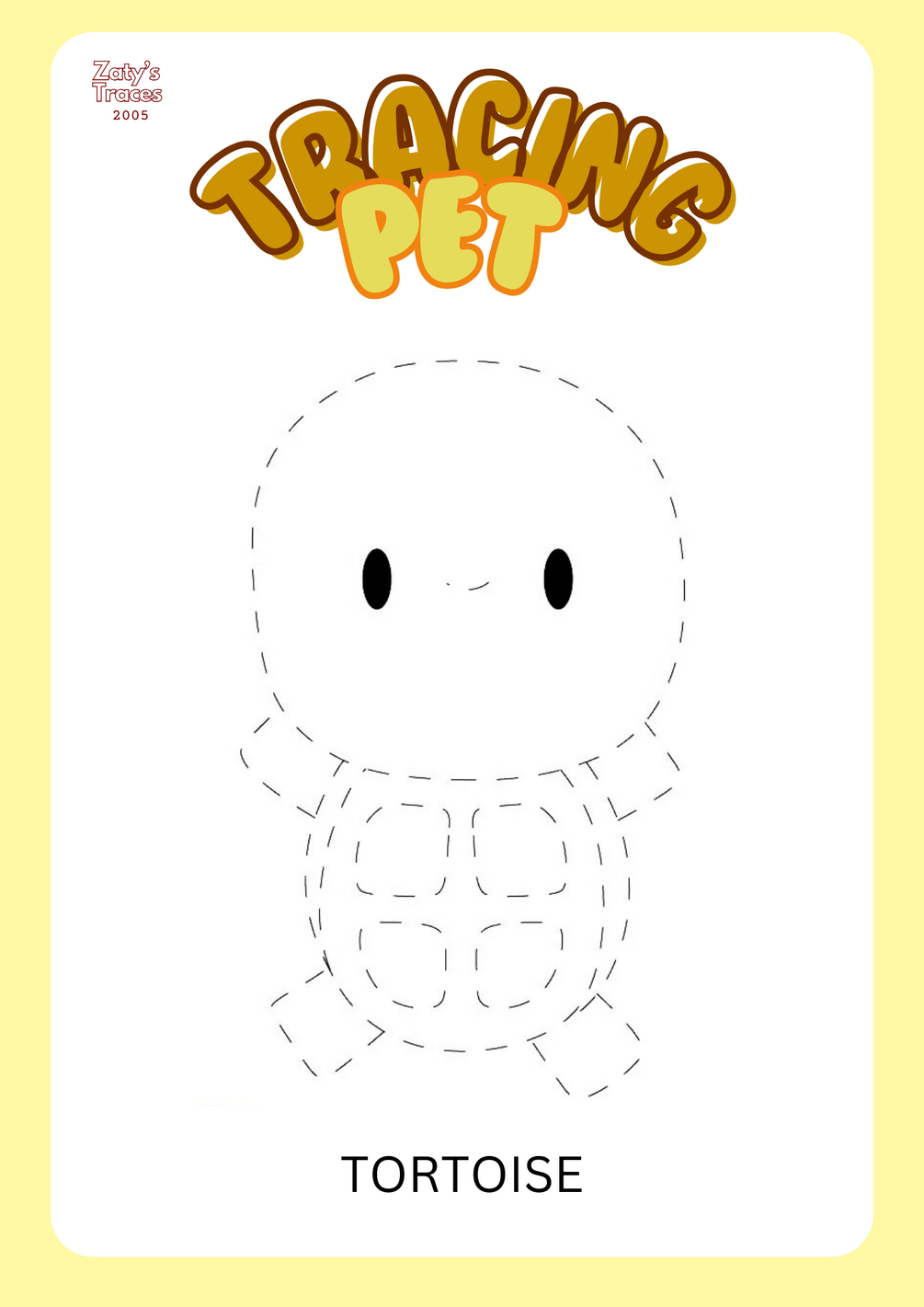 Tracing Worksheet Templates