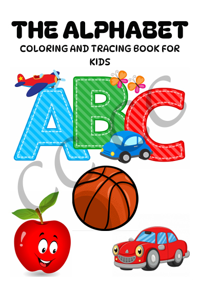 Alphabet coloring and tracing book