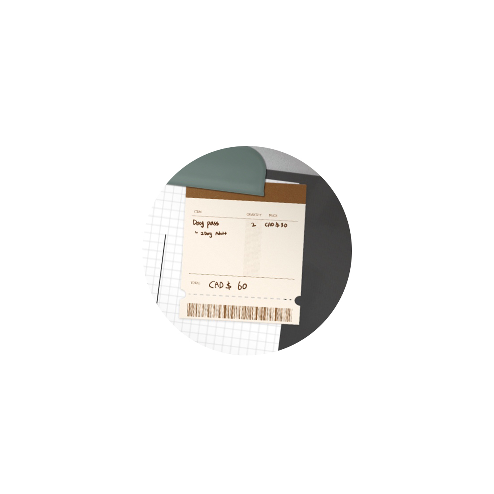 RECEIPT Stikcers (Digital Stickers for i Pad and Goodnotes app)