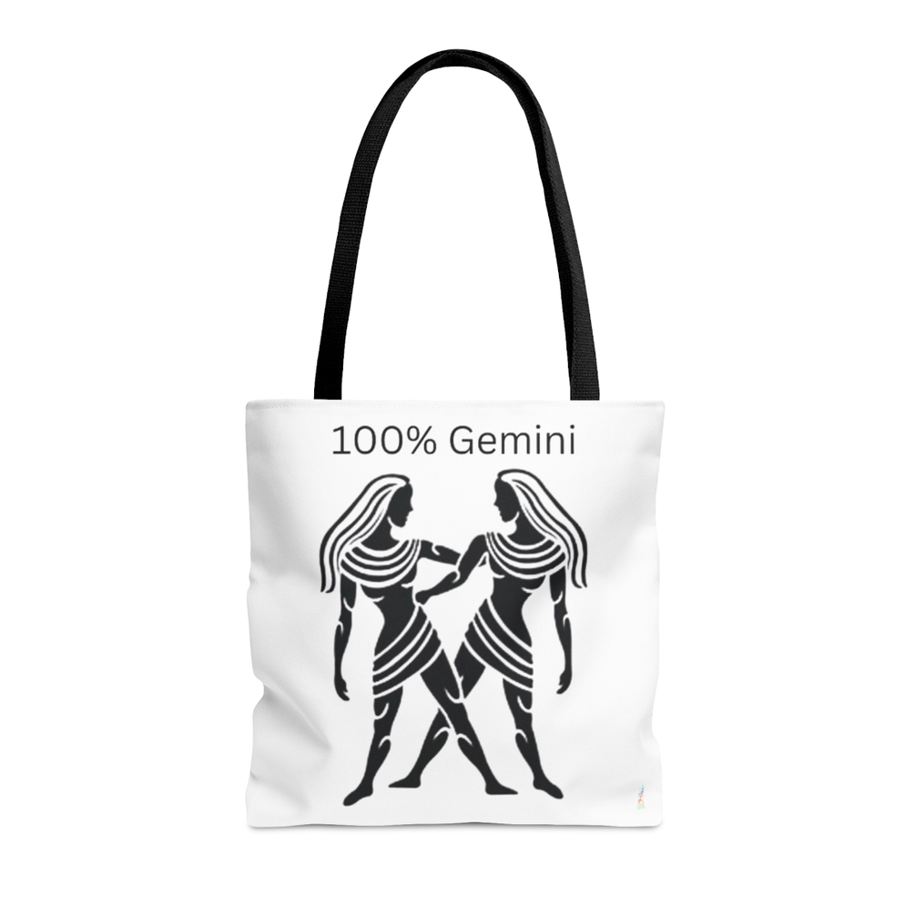 100% Gemini Tote Bag (White)