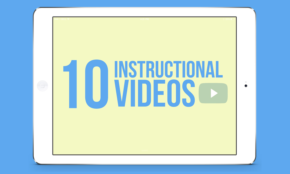 10 Instructional & How-to Videos (Over 90 minutes)