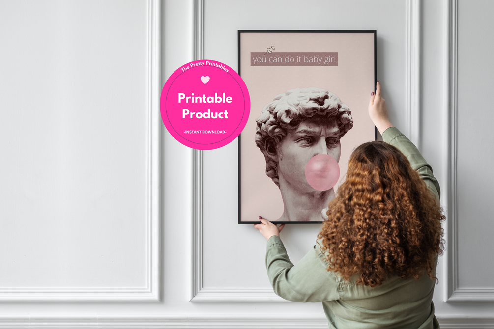 Michelangelo Motivates | Printable Wall Art