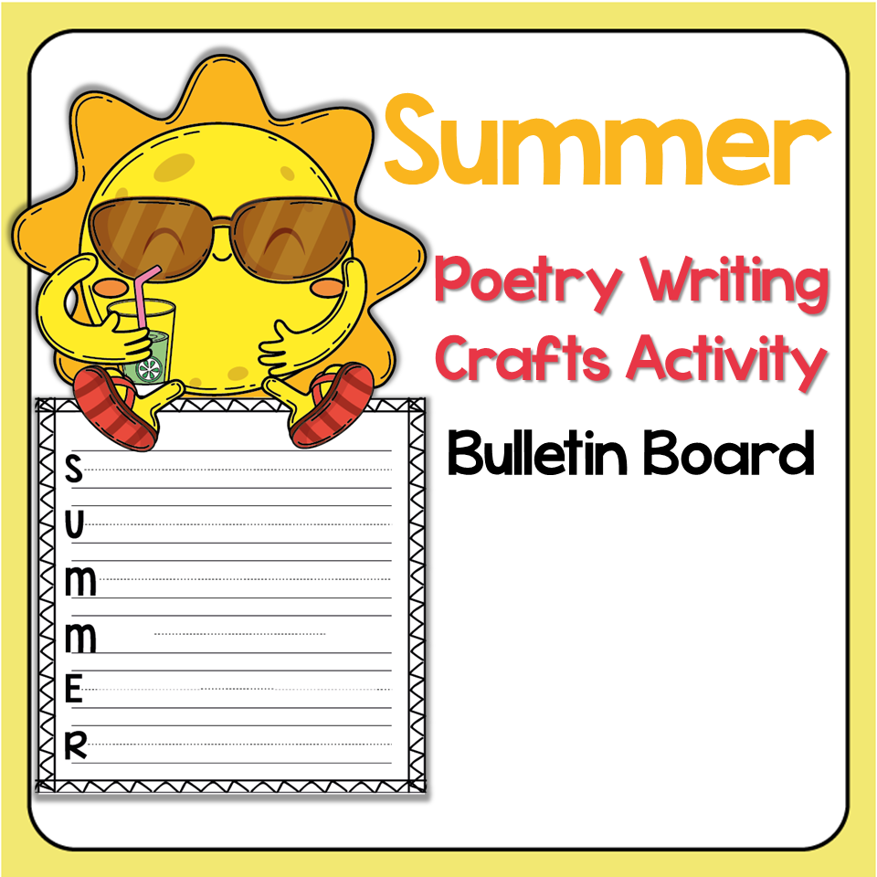 Free Summer Poetry Writing Activity | Types of Poems Craftivity - Free ...