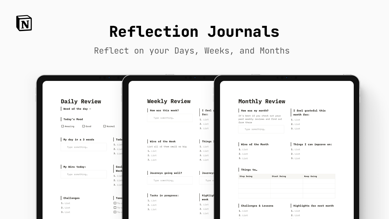 [Free Template] Reflection Journals — This changed my life - Atul's Notion