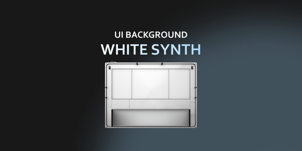 🎹 WhiteSynth UI Background