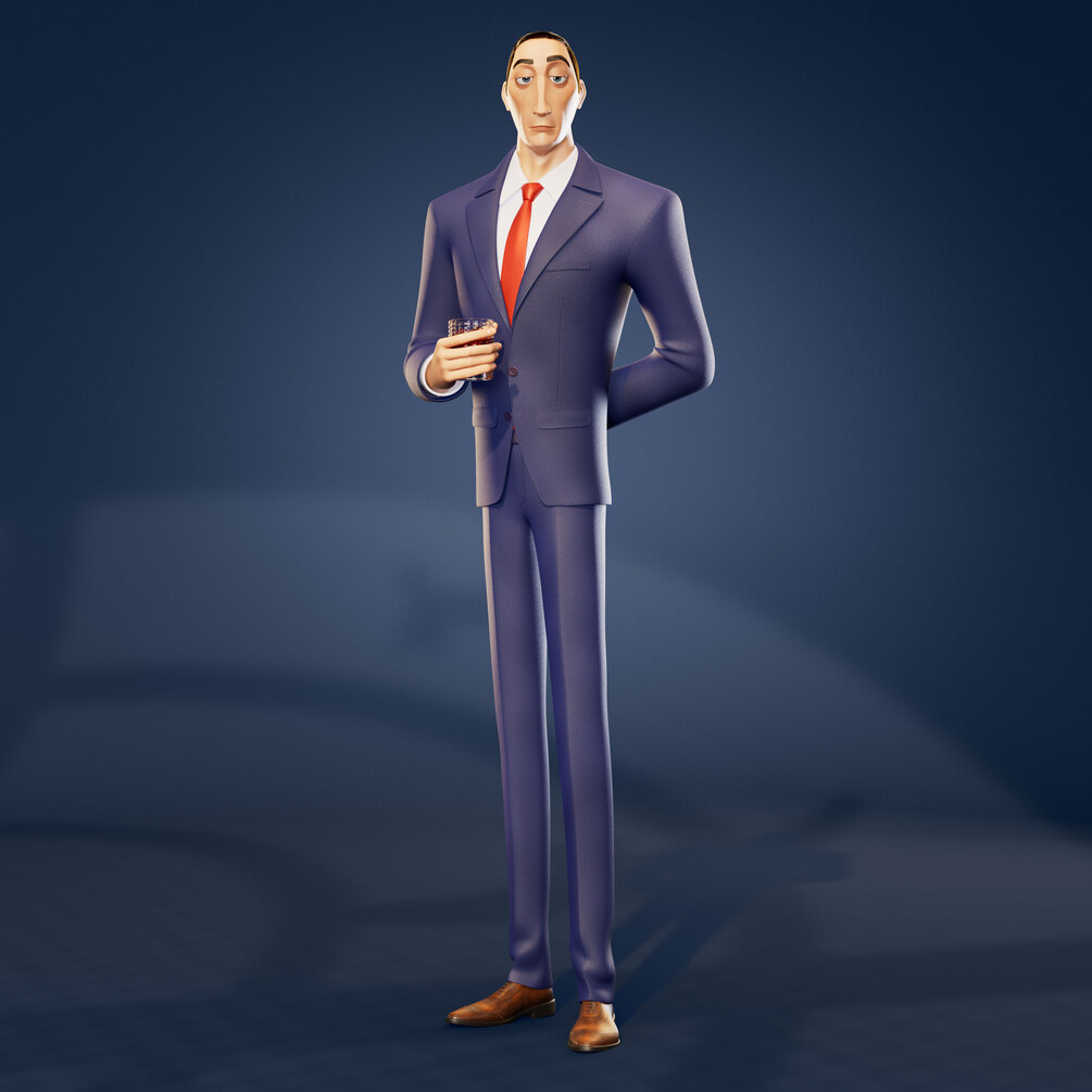 stylized character Victor
