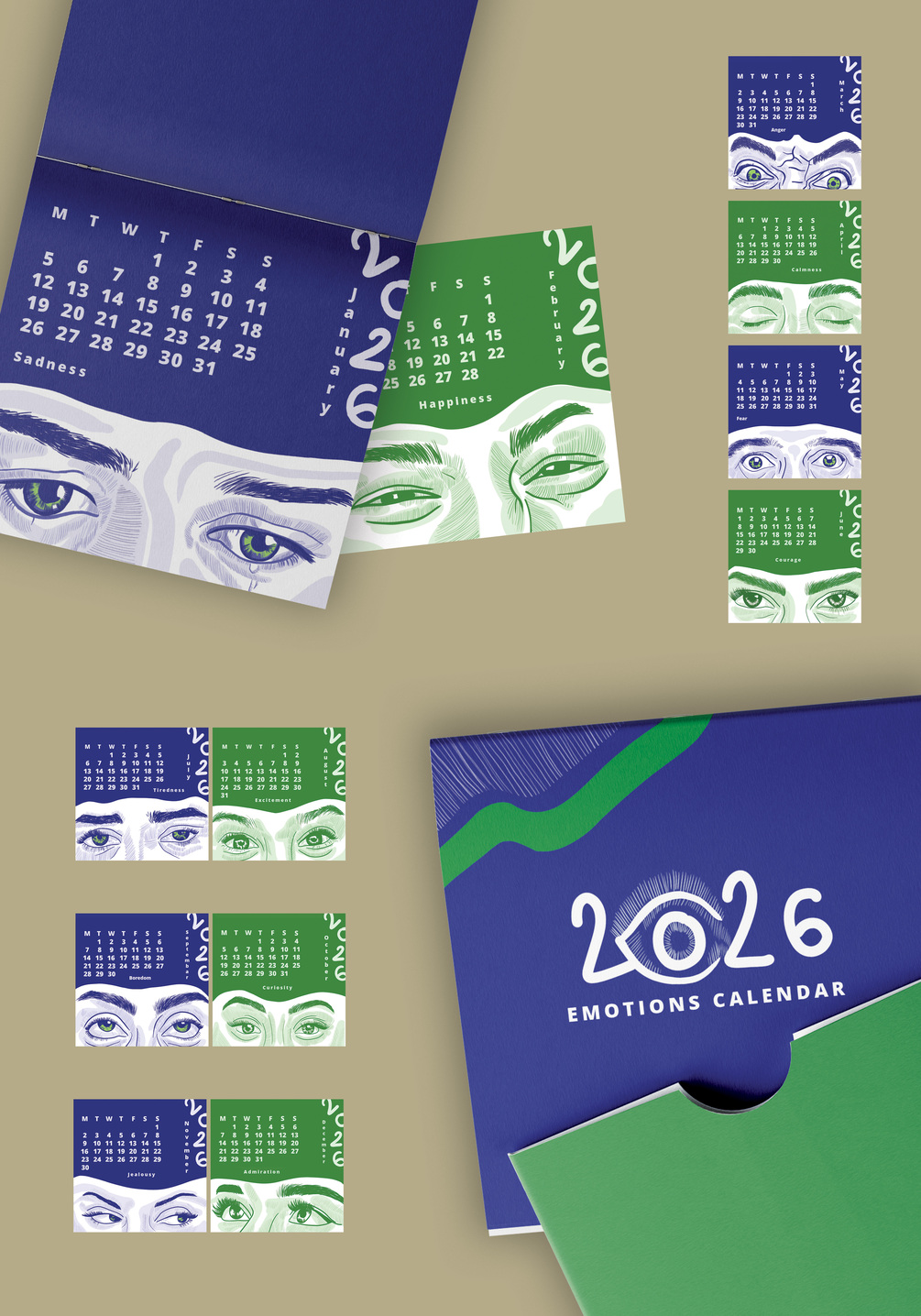 2026 Emotions calendar