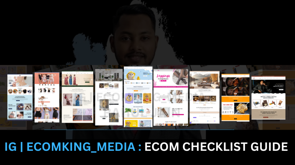ECOMKING MEDIA : ECOM CHECKLIST GUIDE