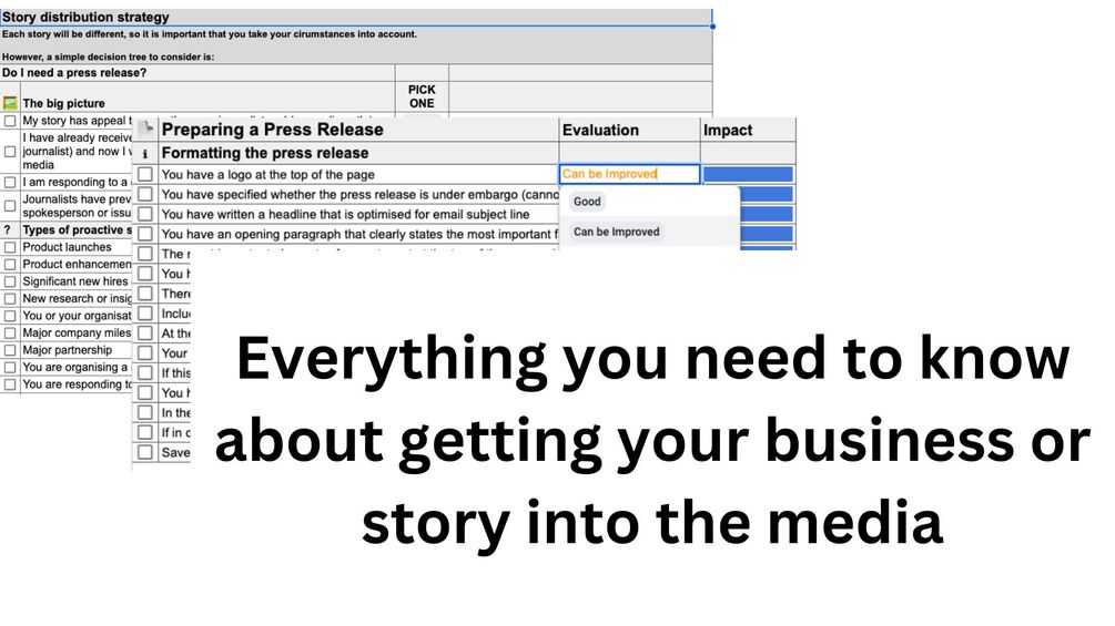 Public Relations e-Checklist