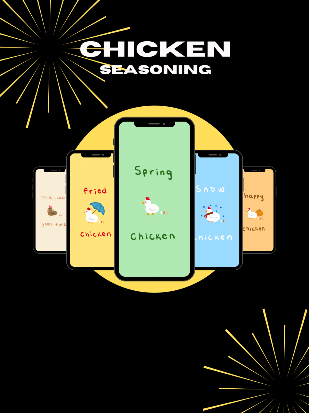 Seasons of Chicken - Wallpaper Pack