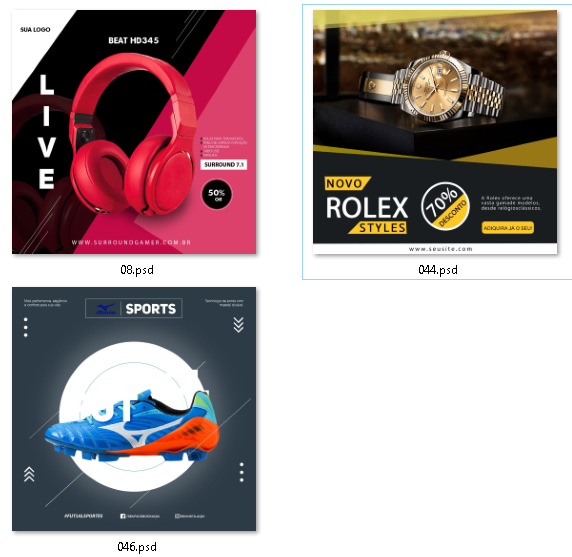 Trade Social Media PSD Templates Pack