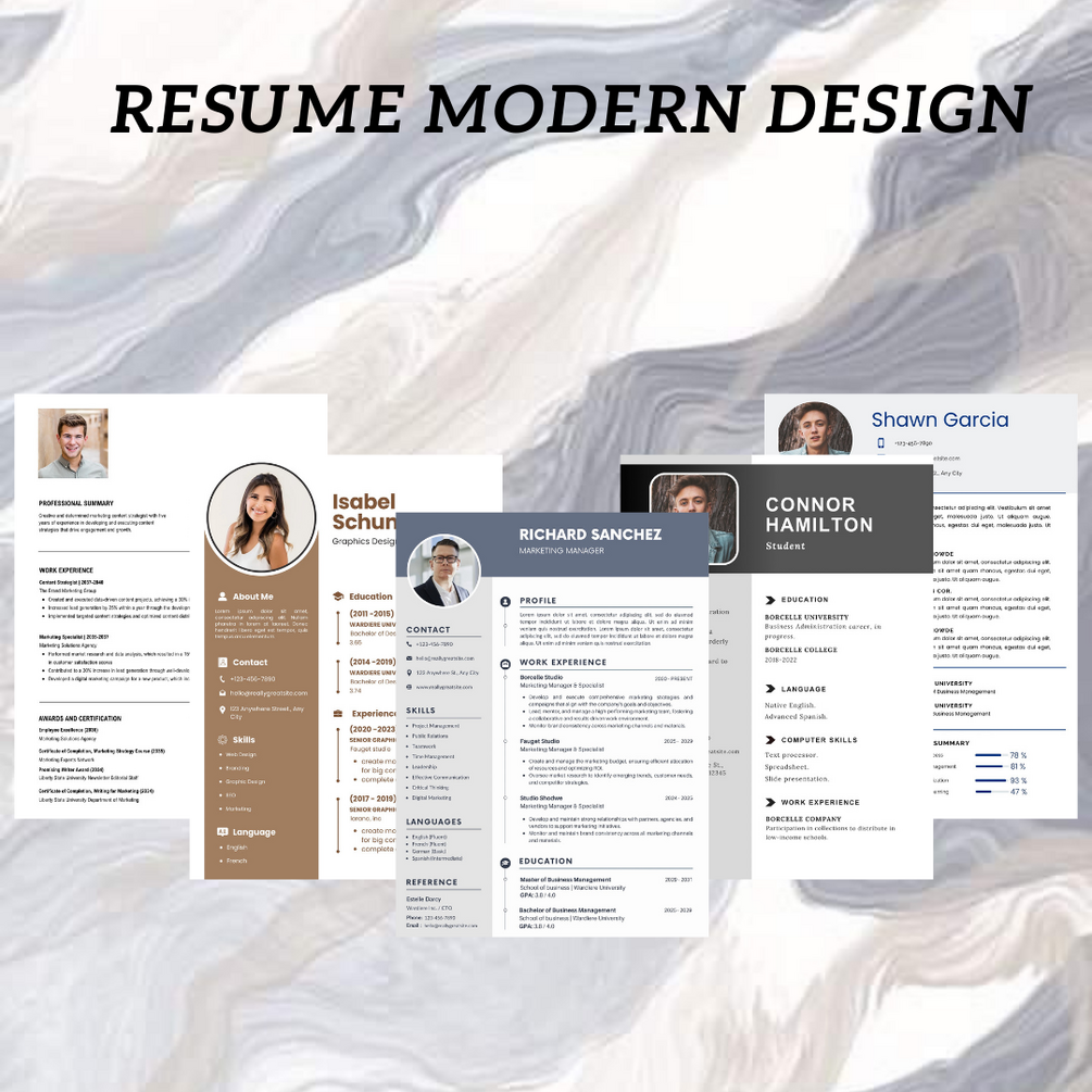 RESUME MODERN DESIGN