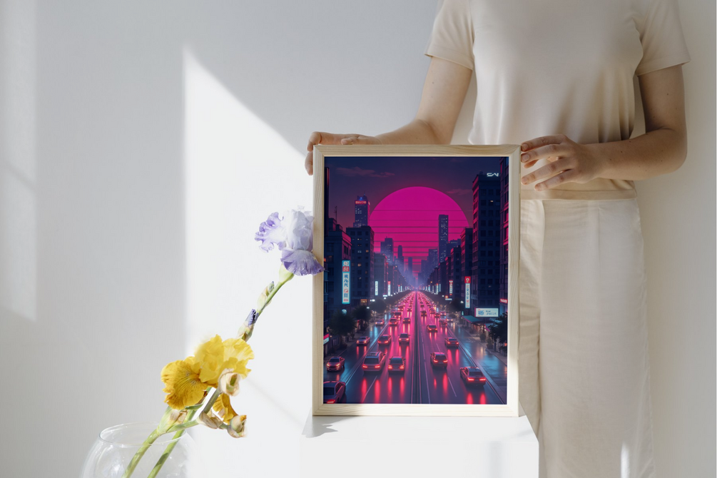 Neon Overdrive – Cyberpunk City Sunset Wallpaper Pack (Desktop, Mobile ...