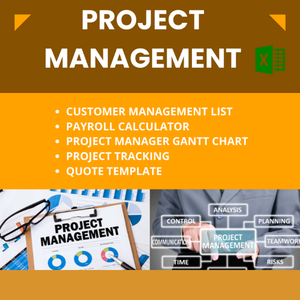 Boost Your Productivity! Project Management Excel Template Ready-to-Use 📊