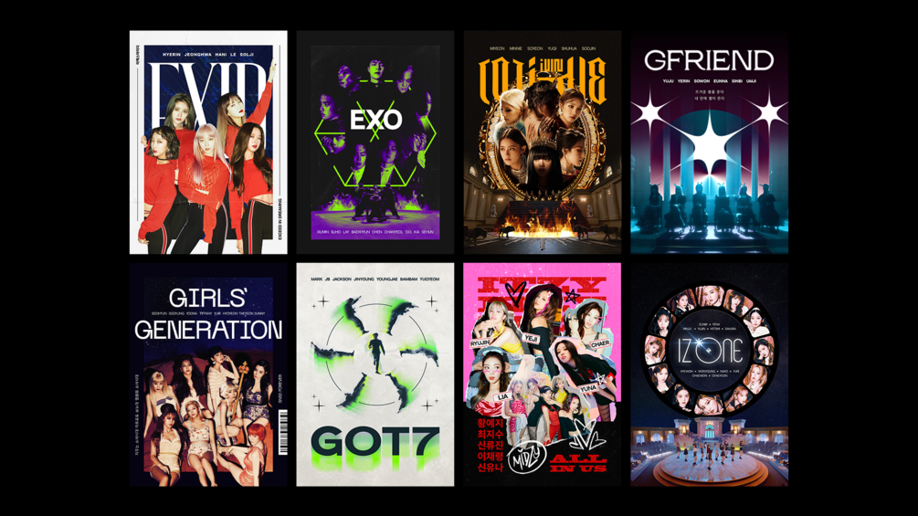 KPOP POSTERS BUNDLE 2021