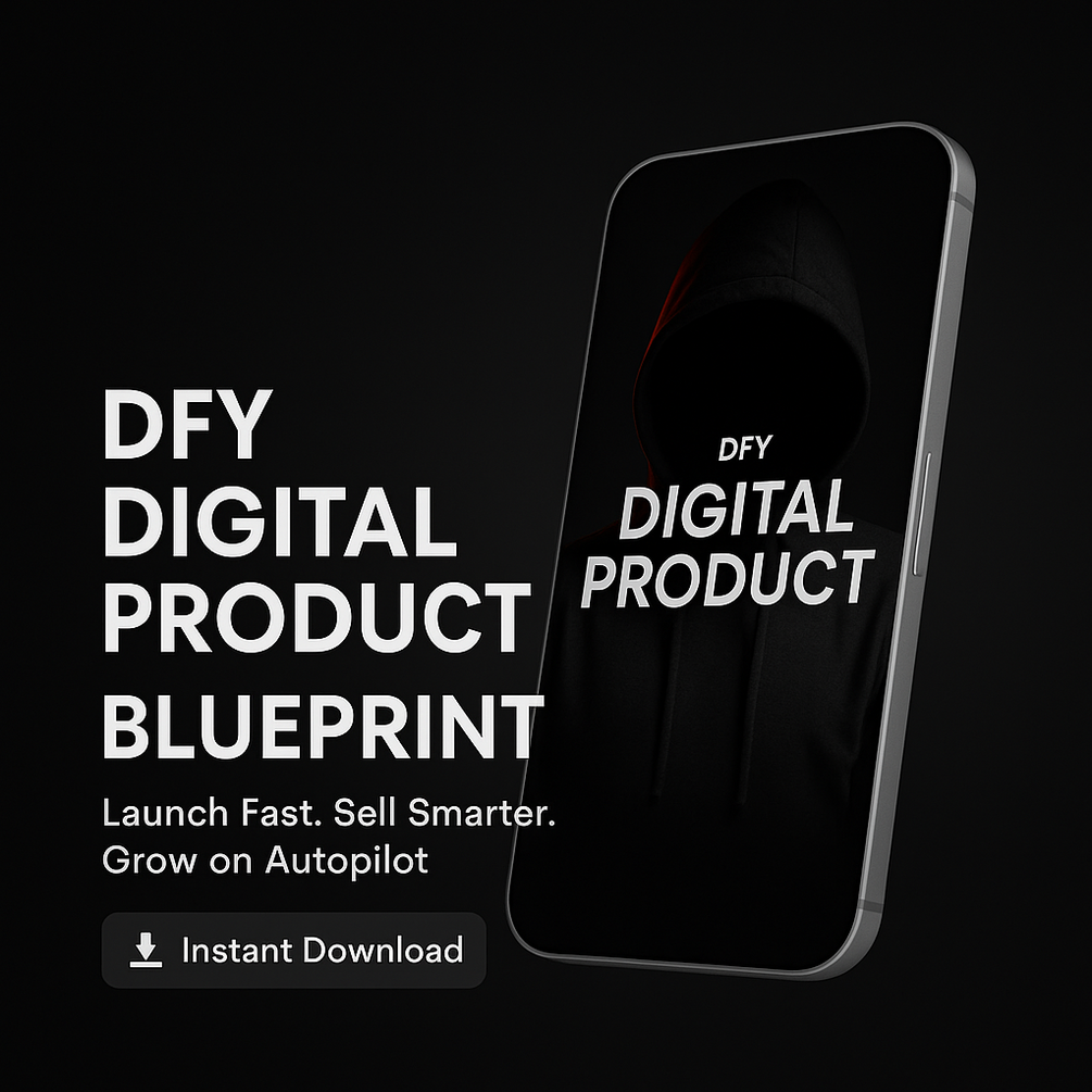 DFY Digital Product Blueprint (PDF format)