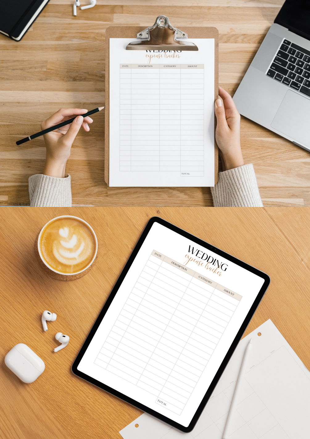 Wedding Spending Tracker • Expense Organizer for Wedding Planning ...
