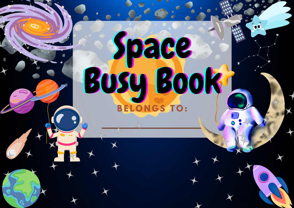 Busy Books for Kids - Space Theme
