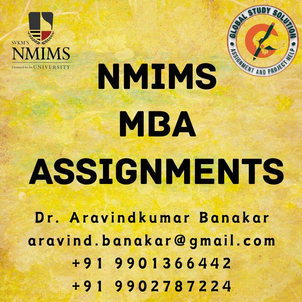 Custom NMIMS solved assignments with plagiarism-free guarantee