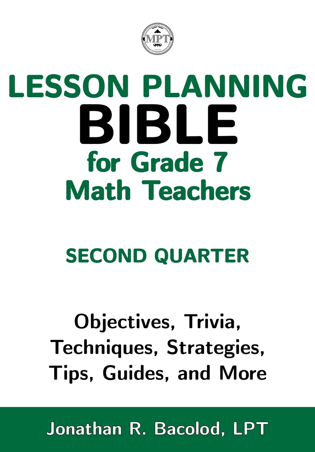 First Chapter of Lesson Planning Bible for Grade 7 Math Teachers ...