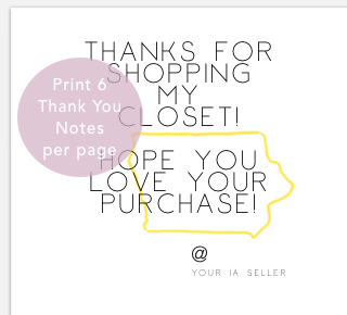 Iowa Thank You Notes