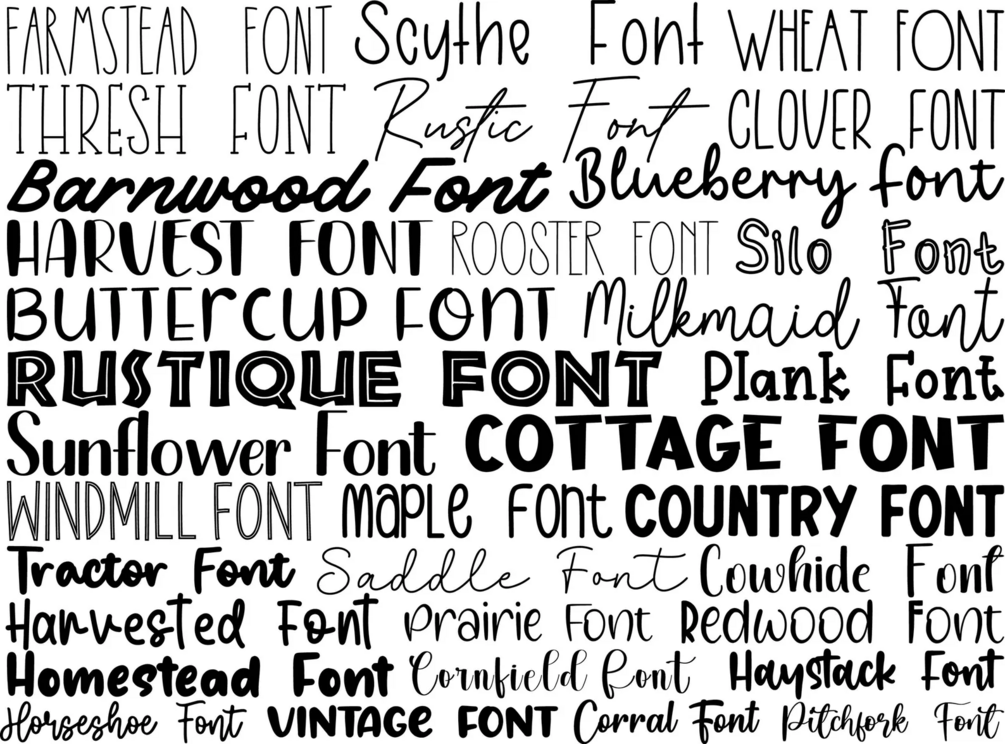 5K Premium Fonts Pack for Print-on-Demand Sellers, Graphic Designers ...