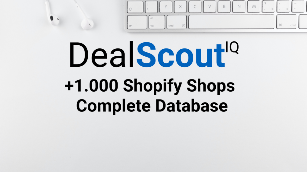 +1,000 Shopify Shops Complete Database