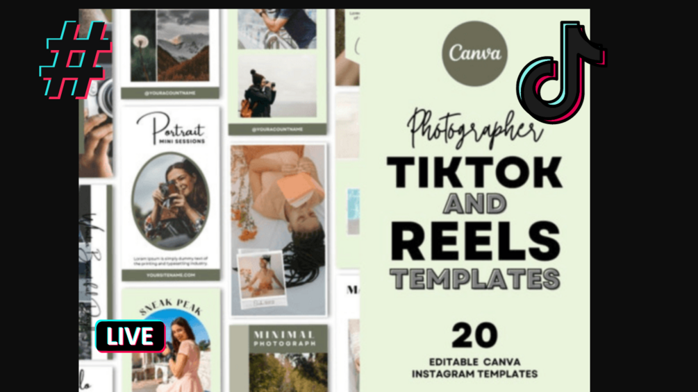 Photographer TikTok & Reel Templates