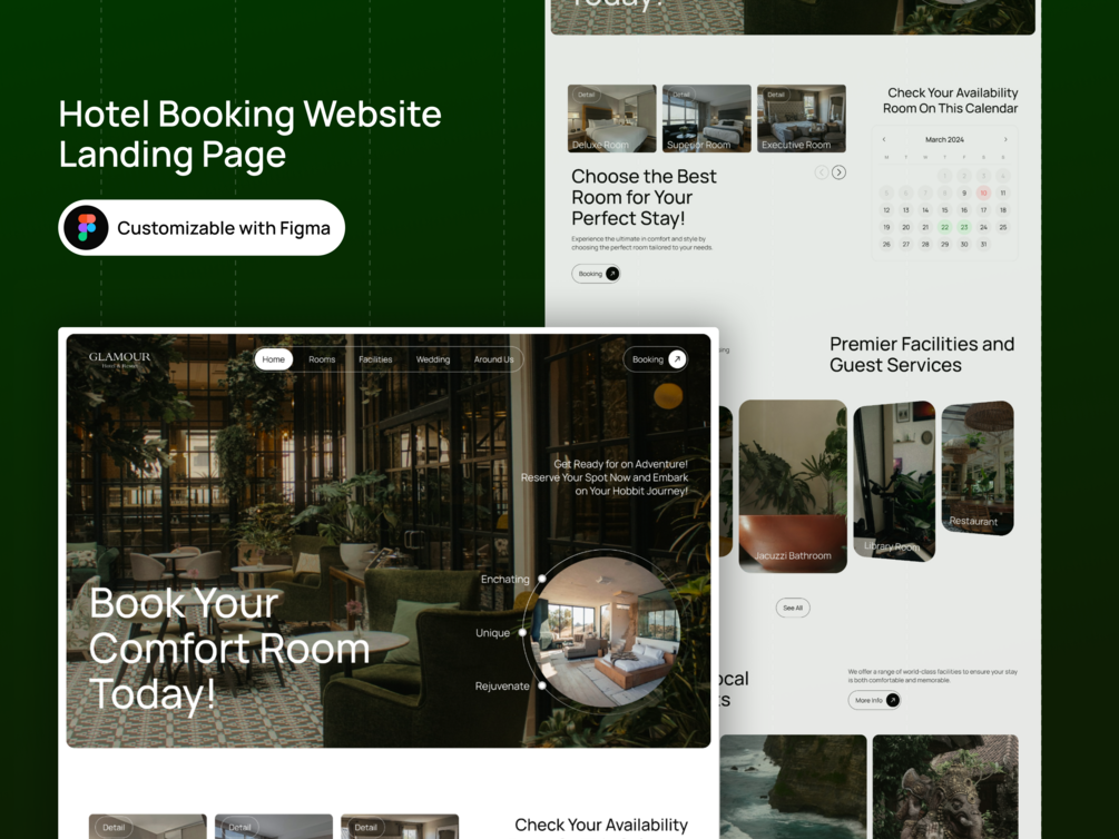 Hotel Booking Website Landing Page