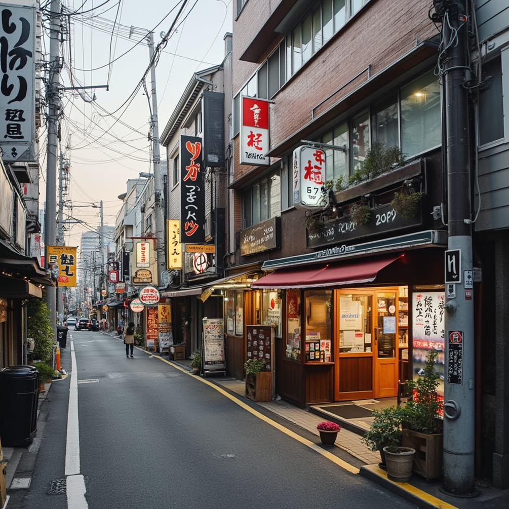 Coffee Shop Posters - Inner City Tokyo