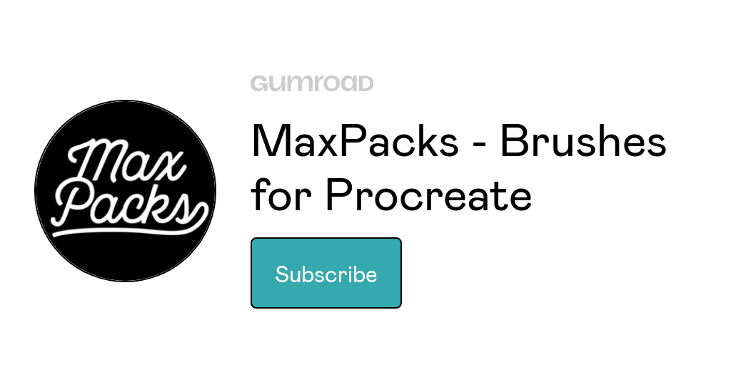 MaxPacks - Brushes for Procreate