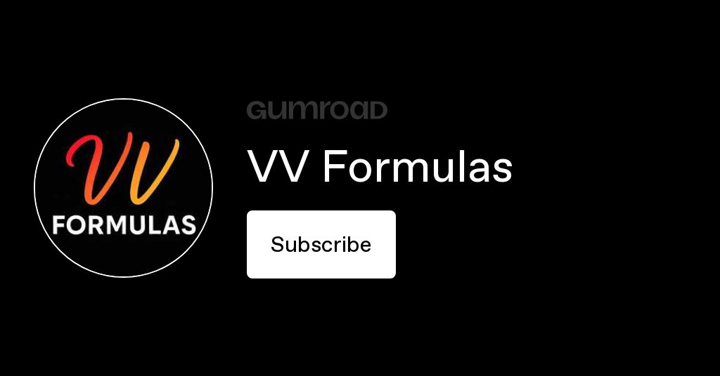 VV Formulas
