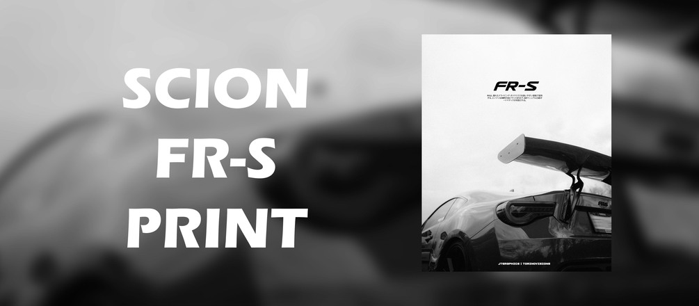 Scion FR-S Digital Print