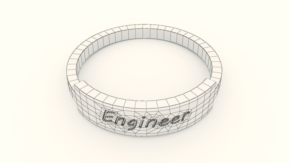 Engineer Ring Female Platinum