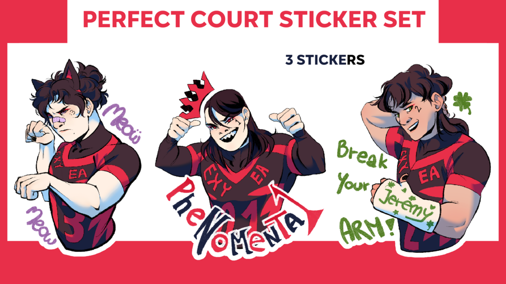 Perfect Court Sticker Set