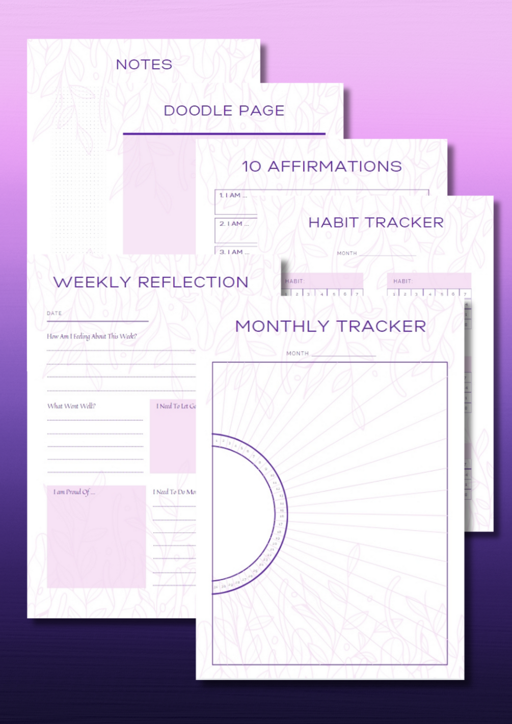 Yoga Journal printable