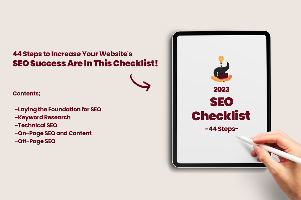 2023 SEO Checklist with 44 Steps
