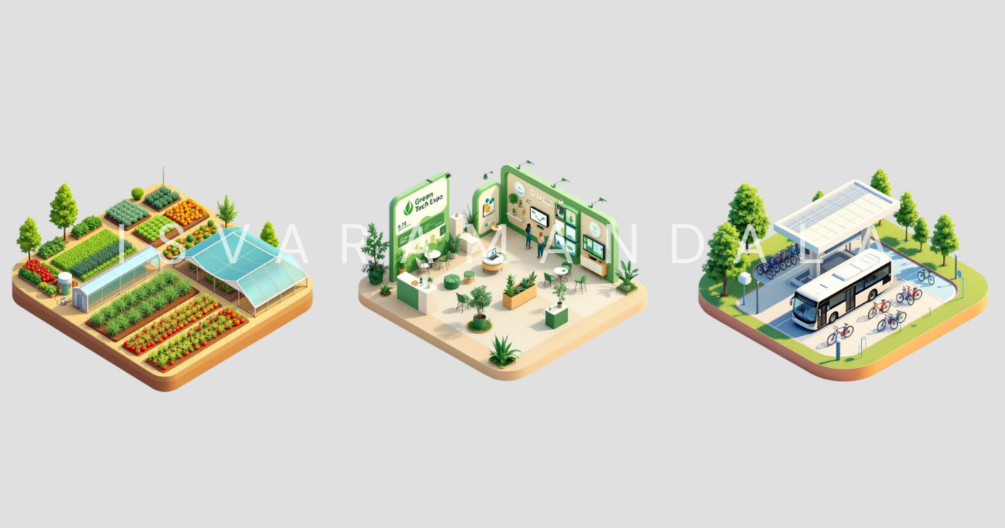 73 Environment & Sustainability 3D Illustration - PNG Transparent