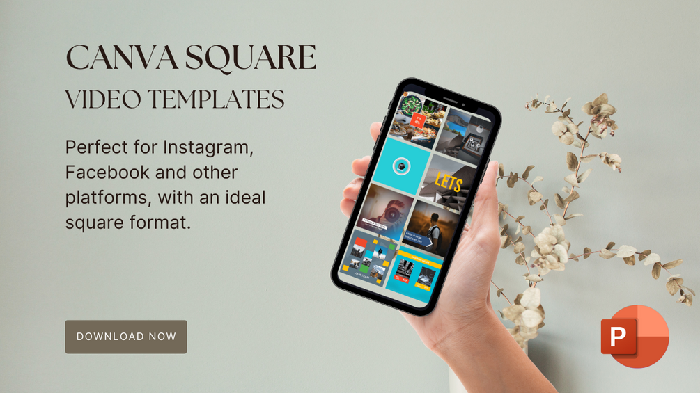 🌟 Canva Social Media Square Video Templates 🌟