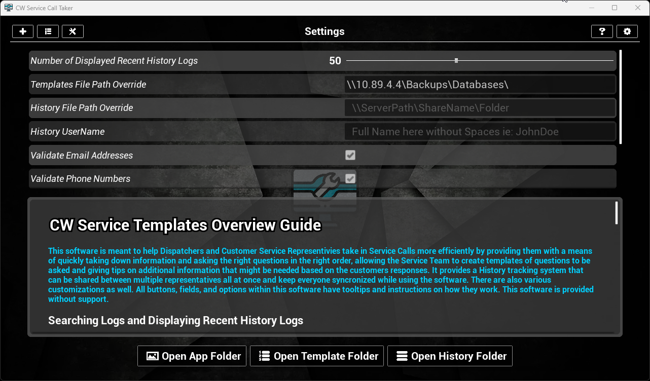 CW Service Call Taker - Dispatcher and CSR Call Taking Software