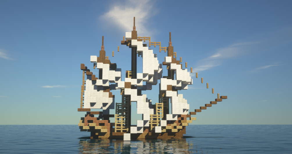 Minecraft Small Trade Brig (#1)