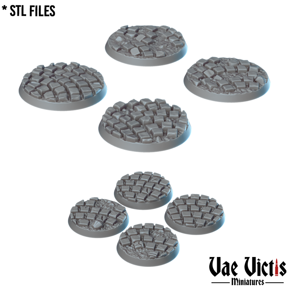 Cobblestone bases Set