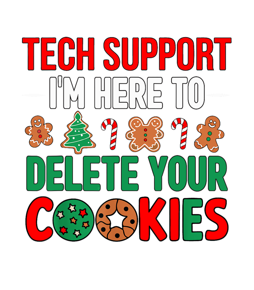 Tech Support Christmas Cookies Women Men Funny Christmas
