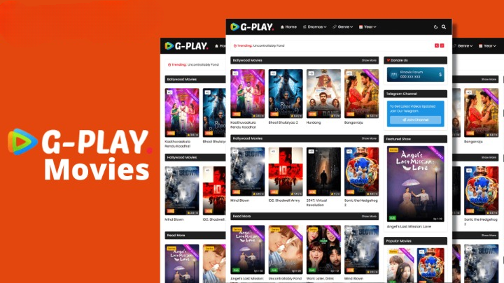 GPlay Movie Premium Blogger Template 2024